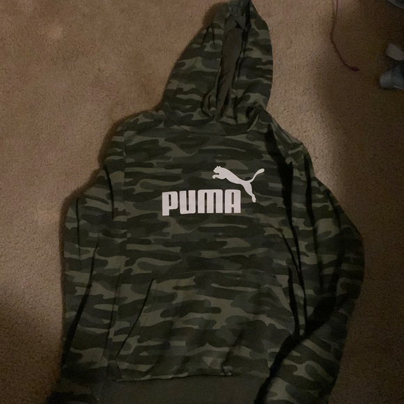 Puma | Jackets & Coats | Puma Camo Hoody | Poshmark